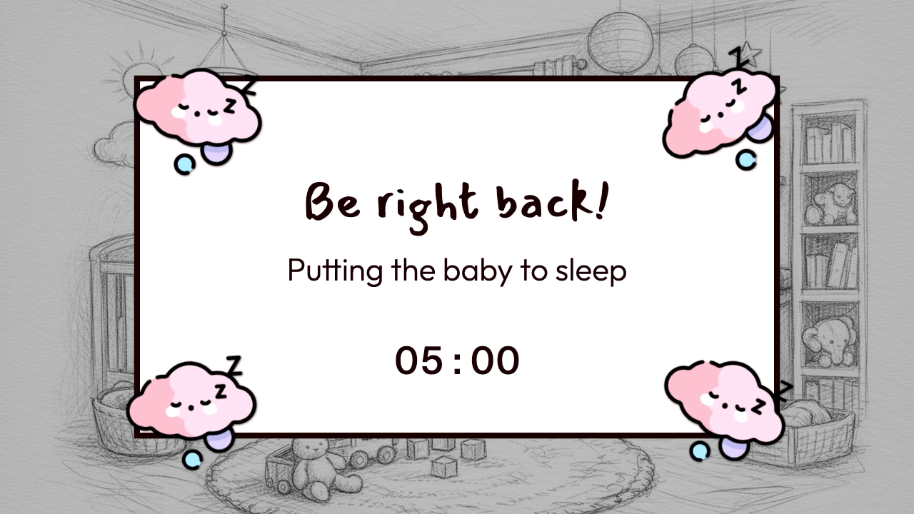uno - Live overlays for streaming - Be Right Back Fullscreen | Nursery
