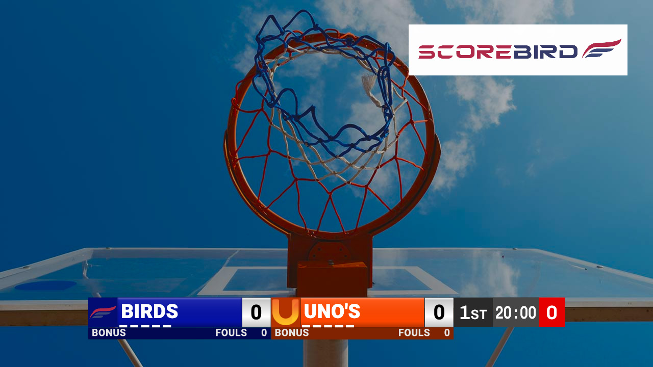 uno - Live overlays for streaming - Basketball Scorebug (Scorebird) | Bold