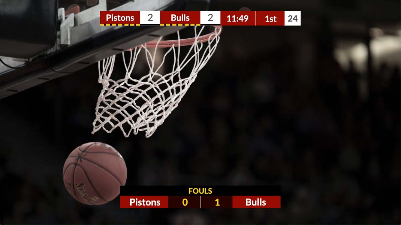 uno - Live overlays for streaming - Football Scorebug | Standard