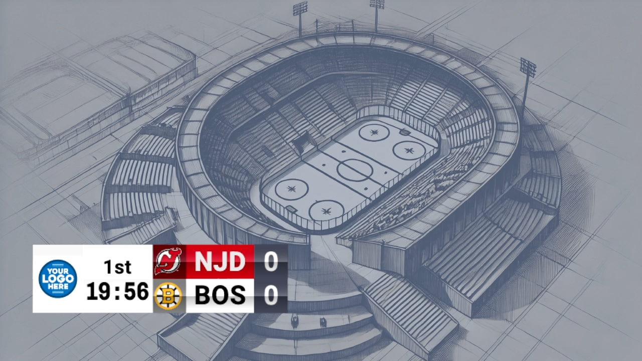 uno - Live overlays for streaming - Hockey Scorebug (Stacked) | Standard